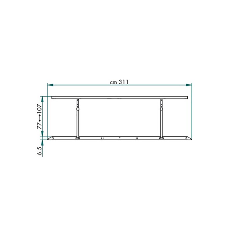 Gangbarre Standard 3 meter