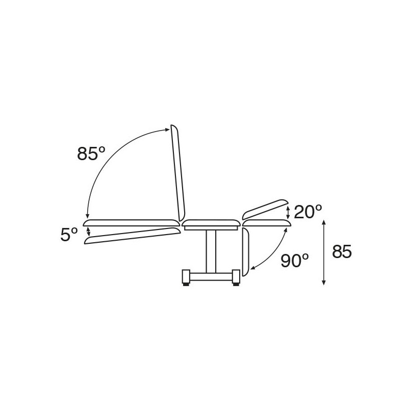 Ecopostural Gynecologist Chair